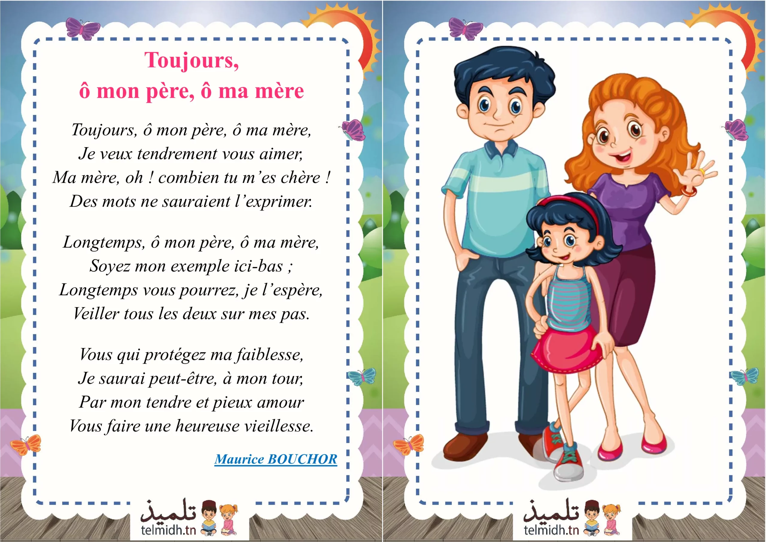 Toujours, ô mon père, ô ma mère - Telmidh