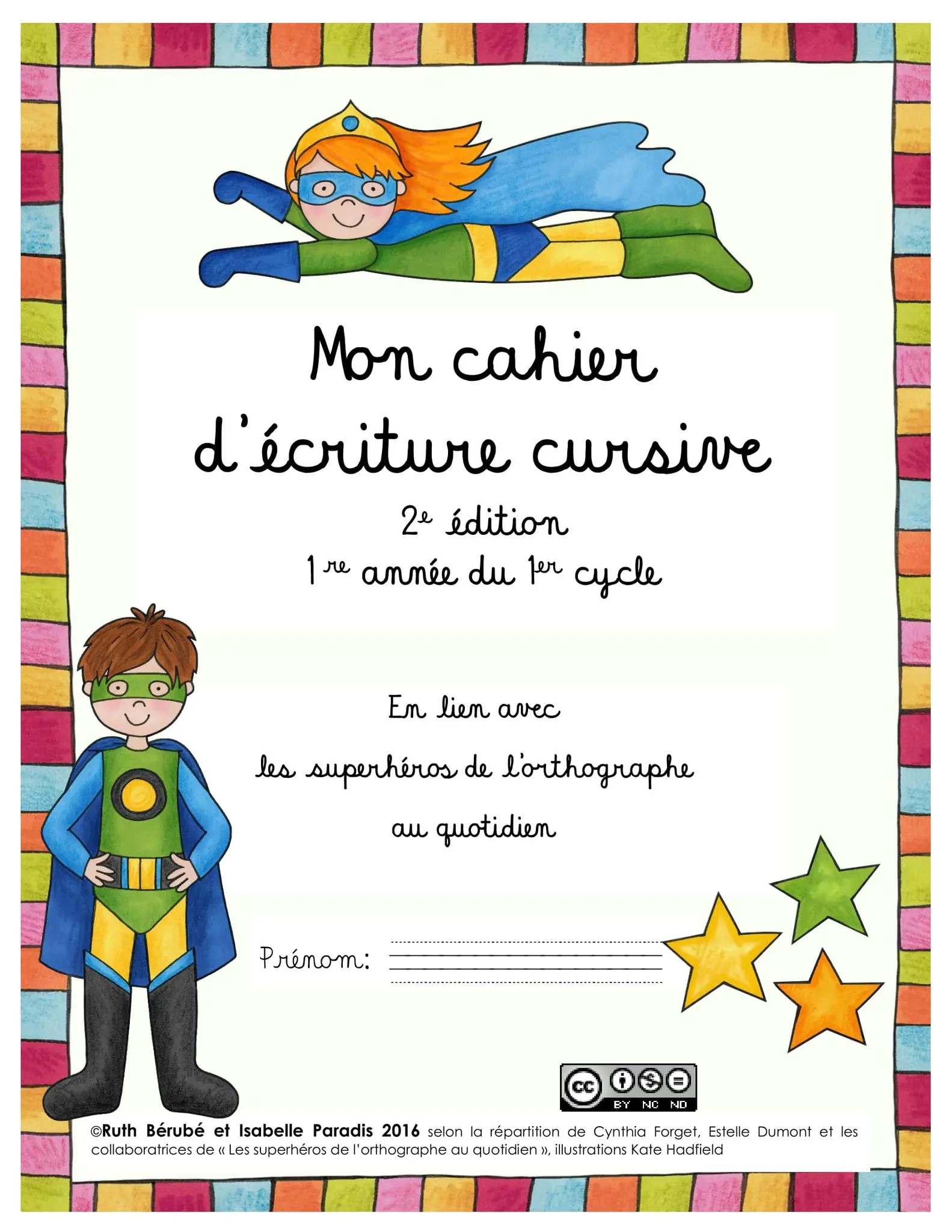 Mon cahier d'écriture cursive - Telmidh